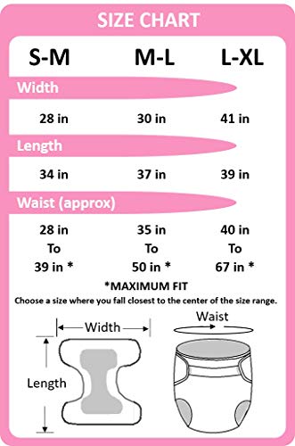 Rearz - Omutsu Bulky Fitted Nighttime Cloth Diaper (Pink - Sheep) (Large/X-Large)
