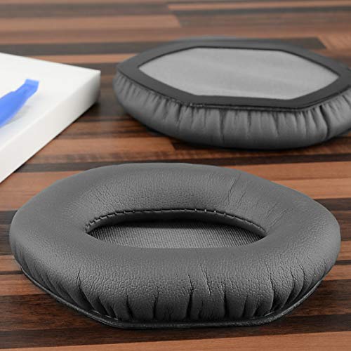 Geekria QuickFit Replacement Ear Pads for V-Moda Crossfade Wireless, M-100, LP, LP2 Headphones Ear Cushions, Headset Earpads, Ear Cups Cover Repair Parts (Grey)