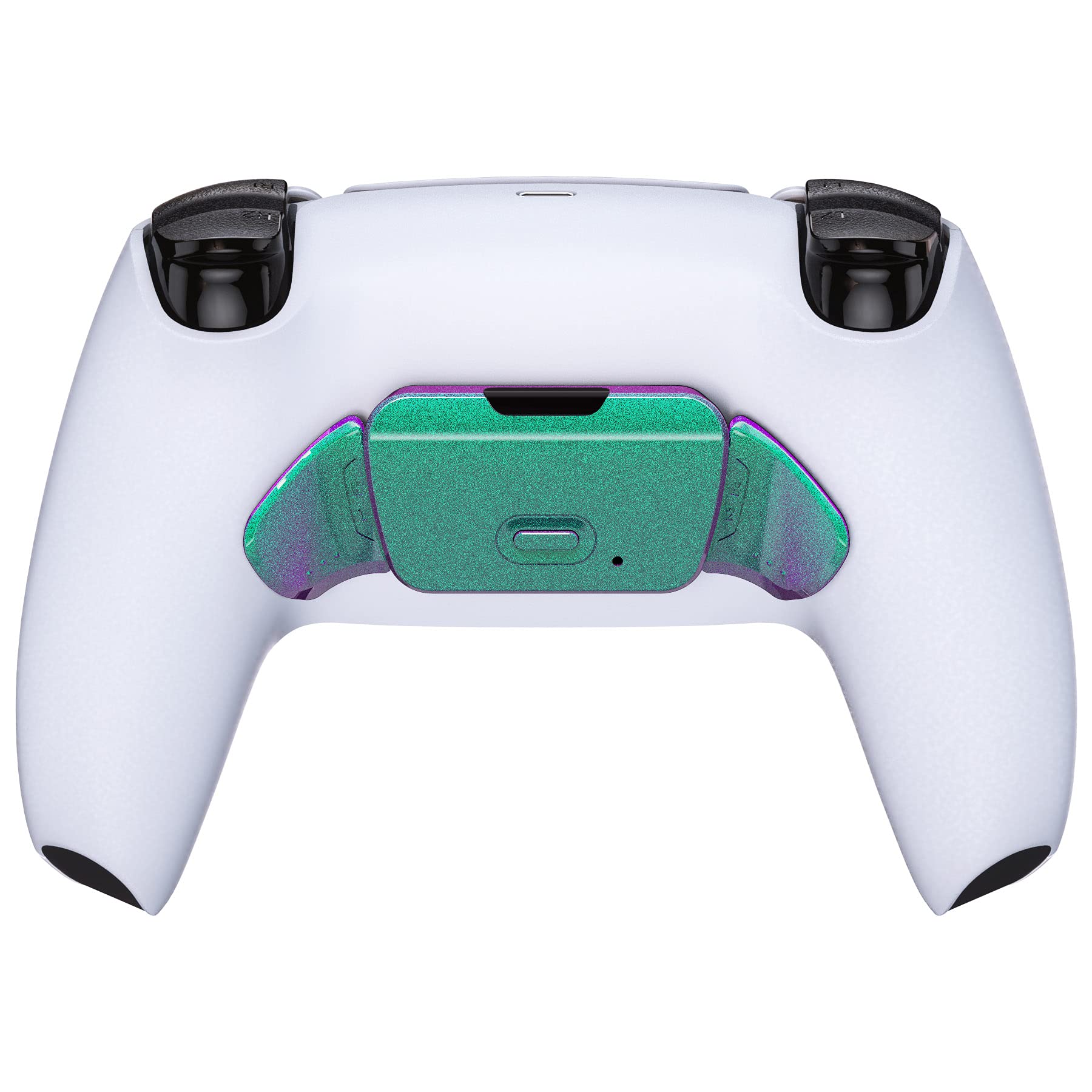 Chameleon Green Purple Replacement Redesigned K1 K2 Back Button Housing Shell for PS5 Controller eXtremerate Rise Remap Kit - Controller & Rise Remap Board NOT Included