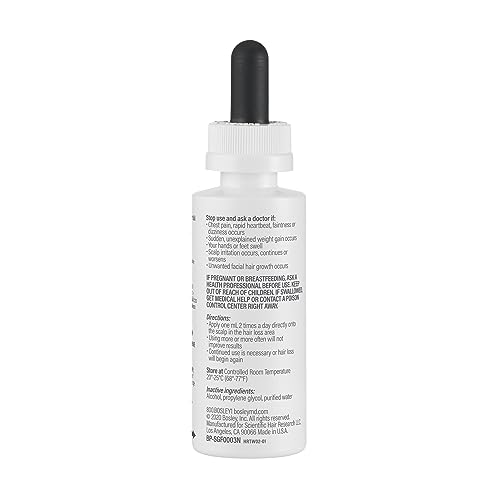 BosleyMD Hair Regrowth Treatment Regular Strength By for Women - 2 X 2 Oz Treatment, 2count
