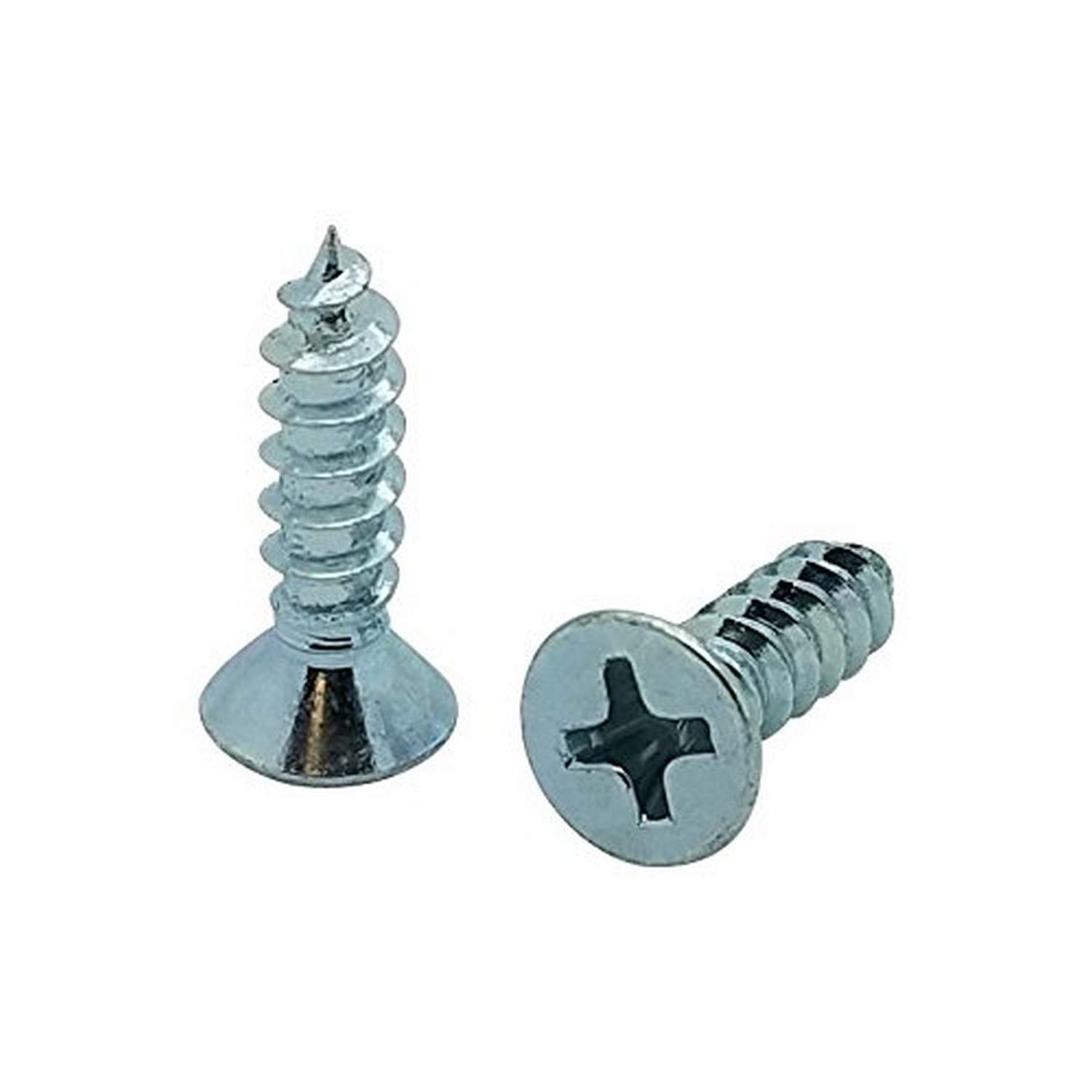 SNUG Fasteners 100 Qty #6 x 5/8" Flat Zinc Coated Phillips Head Wood Screws (SNG2)