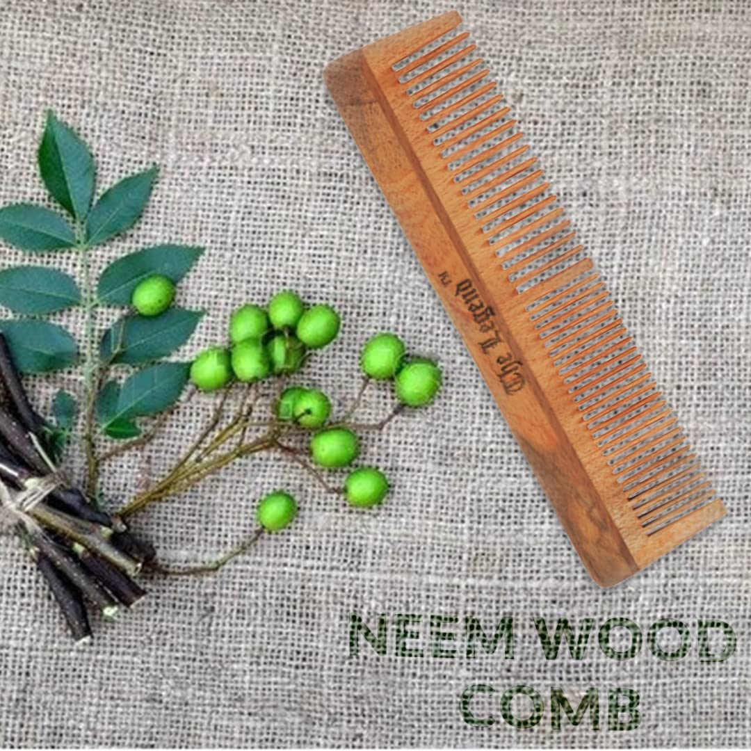 The Legend Organic Pure Neem Wood Comb (Neem Comb)