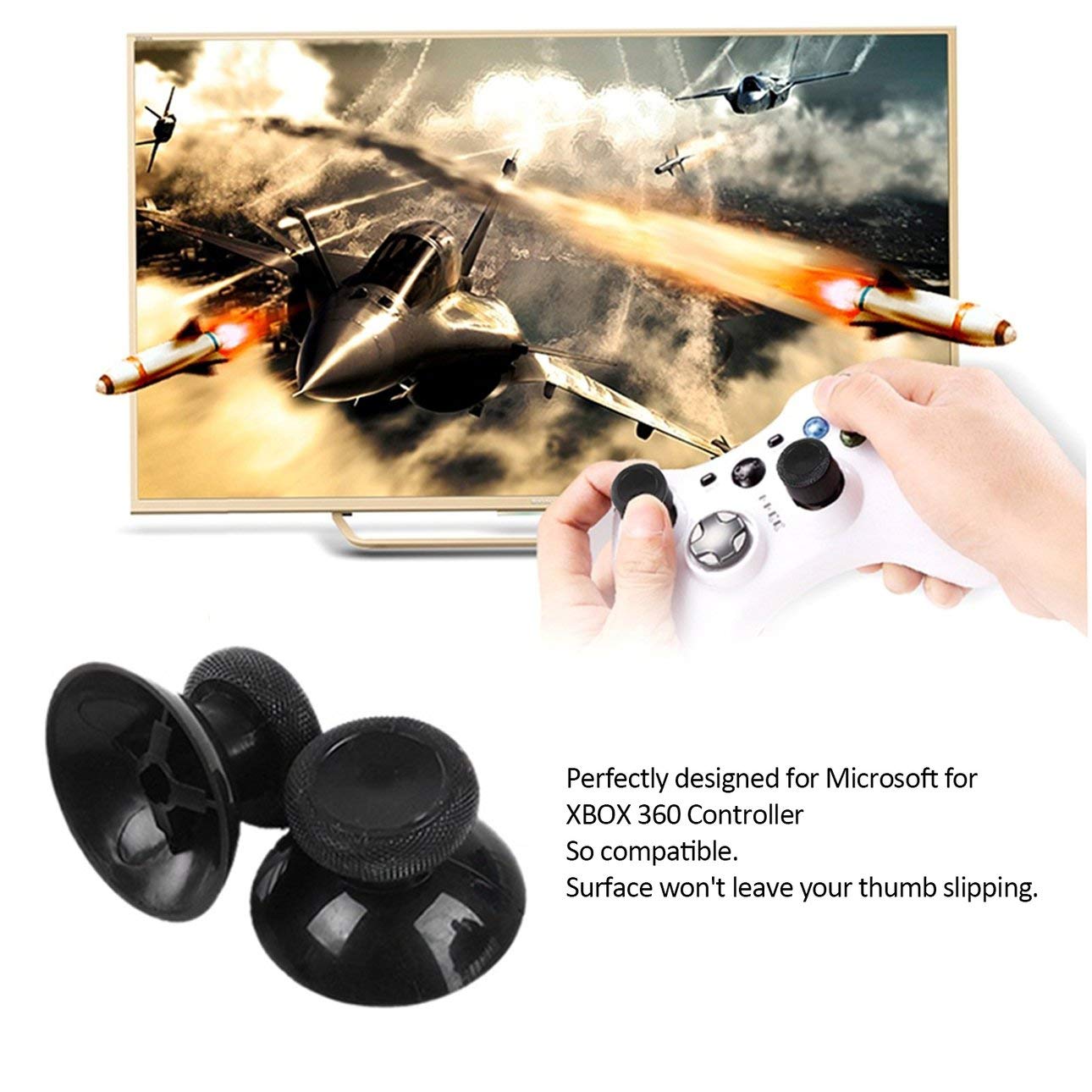 3D Analog Joystick Stick for One Controller Analogue Thumbsticks Caps