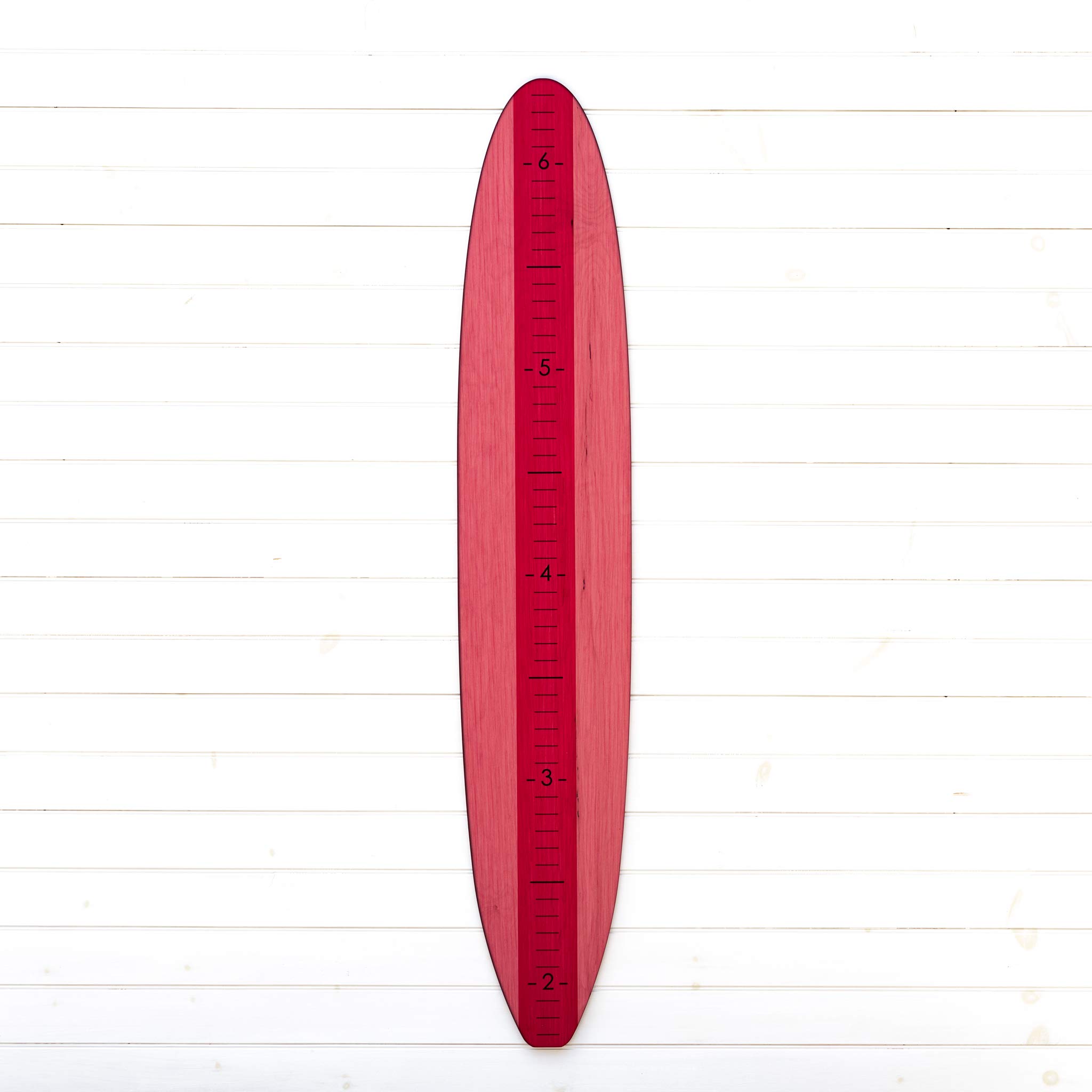 Headwaters Studio Surf Board Growth Chart - Wooden Surfboard Decor, Small Surfboard, Baby Growth Chart for Wall, Grow Chart, Baby Wall Growth Chart, Baby Measuring Board, Grow Chart for Wall Kids