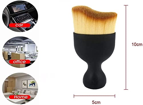 Aitiuchi 2PCS Zabernim Car Brush, Zabernim Car Interior Cleaning Tool, Soft Bristle Grooming Brush Dusting Tool
