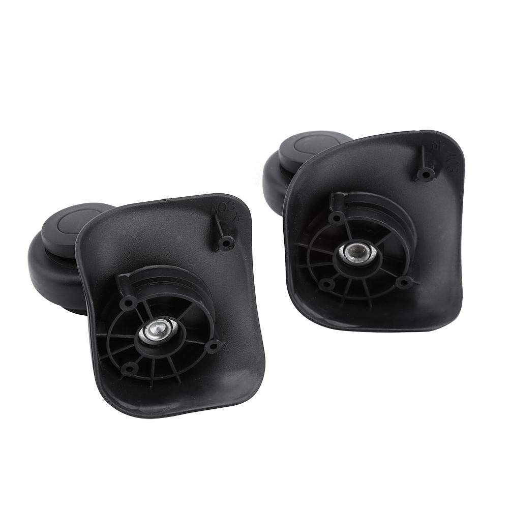 2Pcs PVC Trolley Luggage Spare Wheel Suitcase Swivel Caster Wheels Replacement Accessary