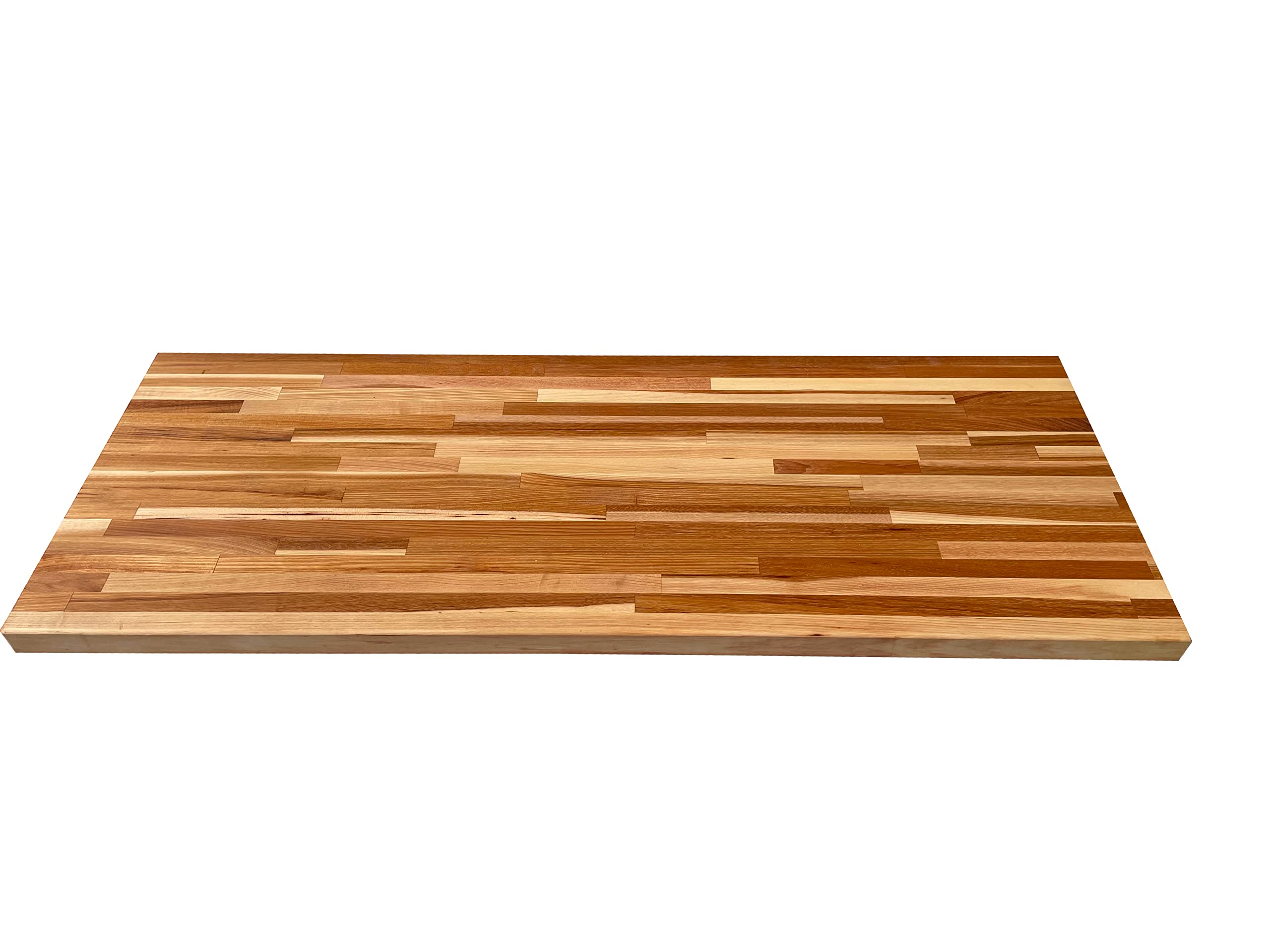 Forever Joint Hickory Butcher Block Kitchen Island Top - 1.5" x 36" x 48"