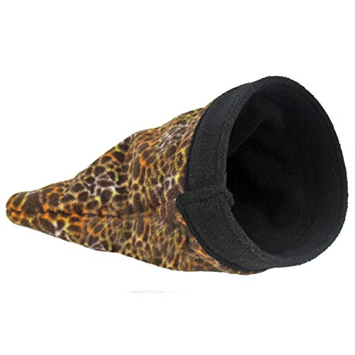 Exotic Nutrition Hedgie Pouch (Giraffe) - Hideout/Hut/Sleep Bed/Den for Hedgehogs, Sugar Gliders, Chinchillas, Rats, Ferrets, Guinea Pigs, Rabbits, Hamsters, Squirrels