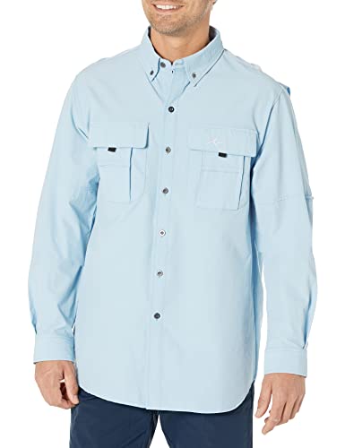 Arctix Men's Summit Long Sleeve Camp Shirt, Blue Sky, X-Large