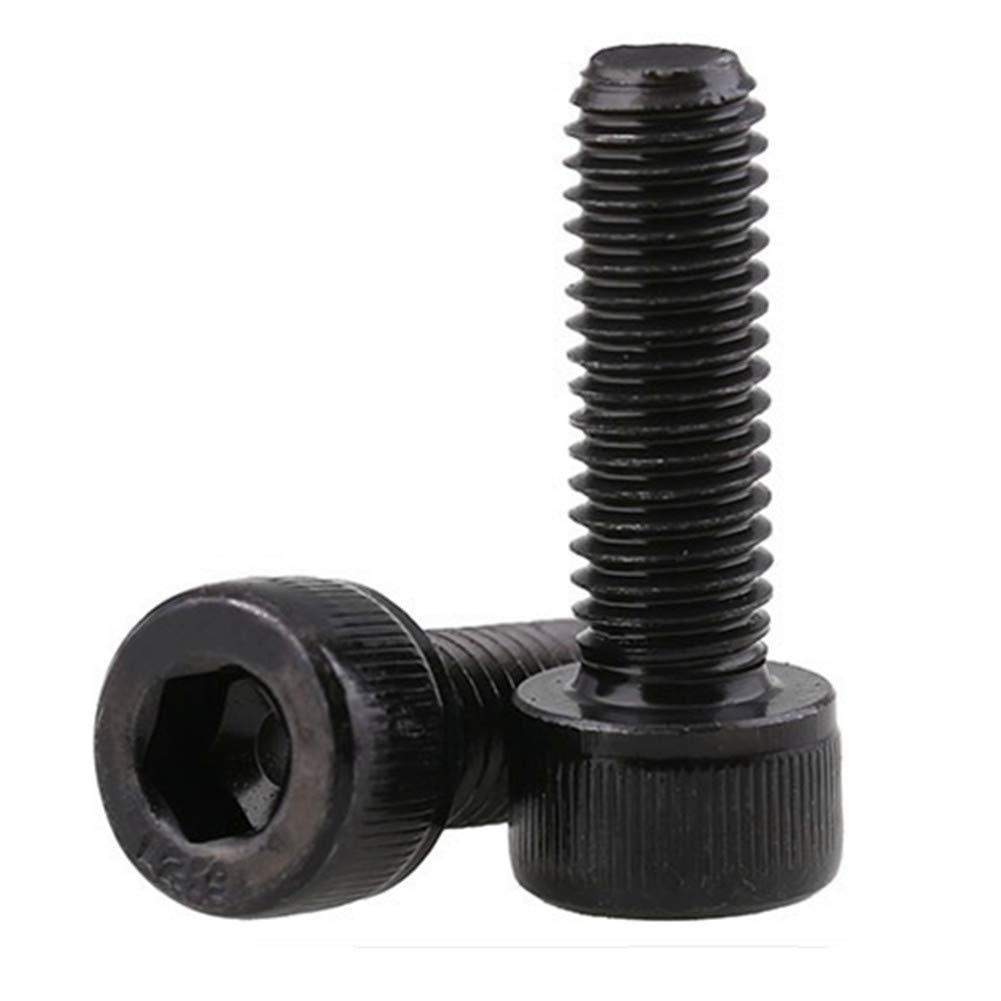 FullerKreg M3-0.5 x 25mm Alloy Steel Socket Cap Screw, (Pkg of 100),ISO 4762, Hex Drive, Class 12.9, Black Oxide Finish