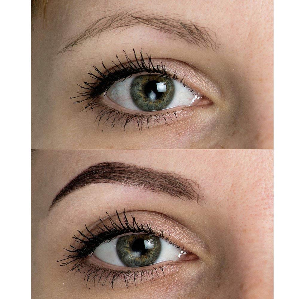 Eyebrows Powder Color Makeup Filler for Brow with Perfect Tinted Long Lasting Results That's Smudge Proof and Stays on with No Cake for the Best Defined Eye Look and Beauty - Deep Brown