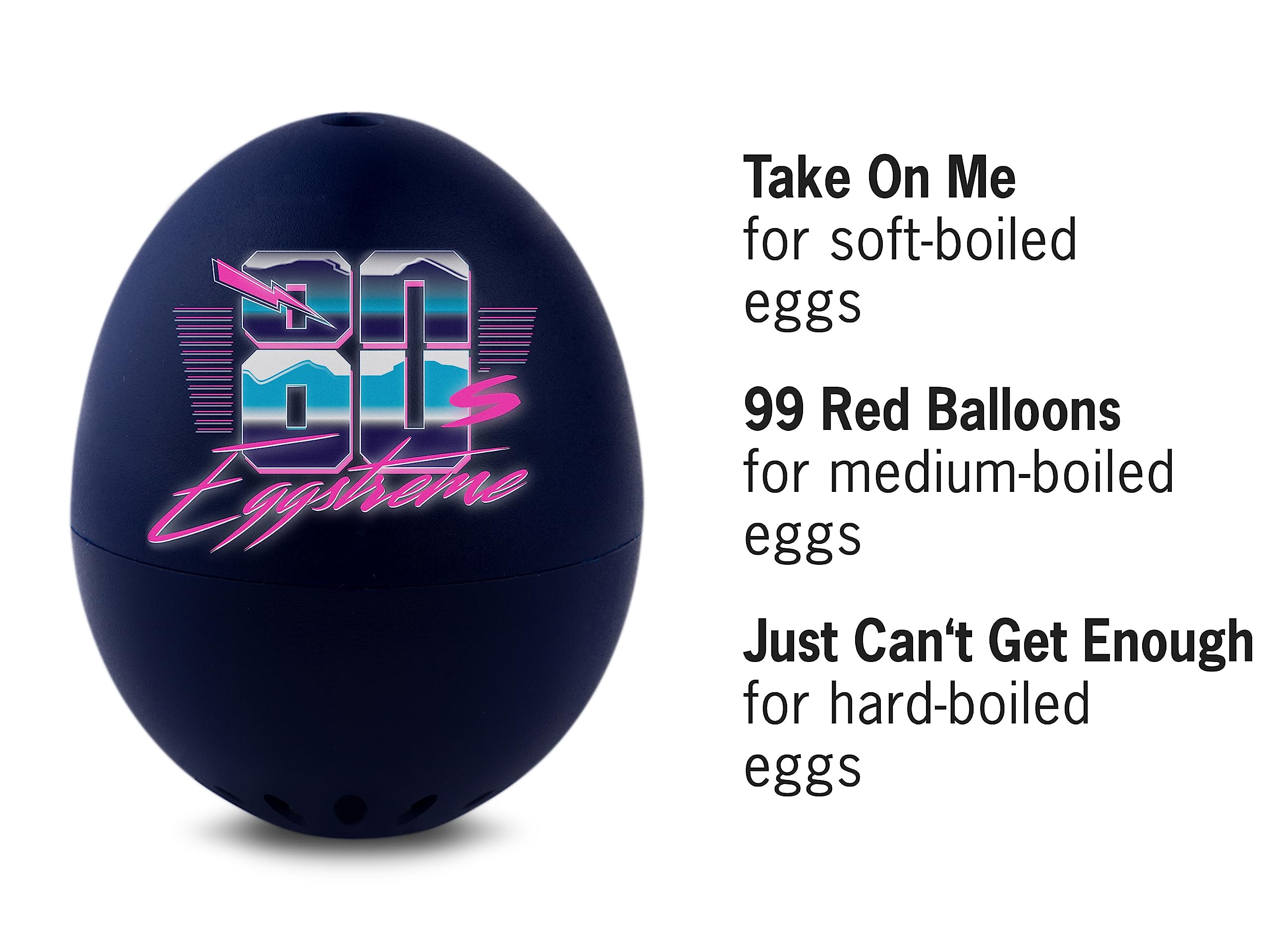 80s BeepEgg - Singing Floating Egg Timer – Boil Together with The Eggs - Egg Cooker for 3 Levels of doneness - BeepEgg with 3 melodies - Funny Musical Egg Timer - Brainstream
