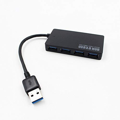 Lysee HDMI Cables - ABGN -USB 3.0 Hub 4 Port High Speed Slim Compact Expansion Splitter - (Color: Black, Length: Other)