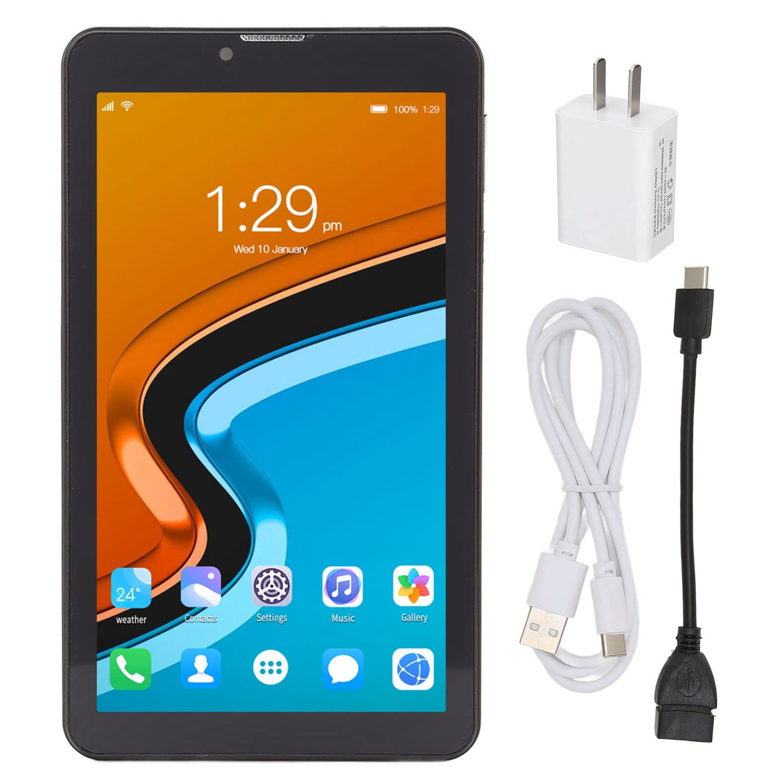 7 Inch Tablet, for 10 Tablet Octa Core Processor Tablet, 1280x800 IPS HD Display 7 Inch Screen 2G and 32GB 5G WiFi Tablet Kids (US Plug)