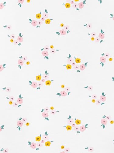 Simple Joys by Carter's Baby Girls' Sleeveless Bodysuit, Pack of 6, Multicolor/Dots/Floral/Stripe, 24 Months