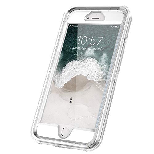 ORIbox Case Compatible with iPhone 7 Plus Case, Compatible with iPhone 8 Plus Case, Heavy Duty Shockproof Anti-Fall clear case,Color-Crystal Clear