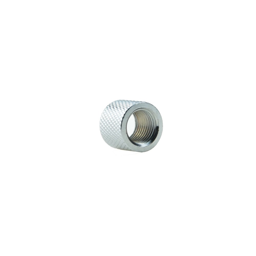 BXQINLENX Silver Chrome G1/4" Female to Female for Computer Water Cooling System Through Joint Straight Joint(4 PCS)