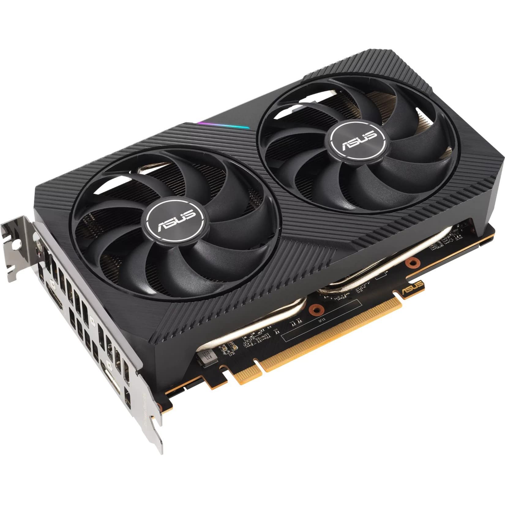 ASUS Dual AMD Radeon RX 6500 XT OC Edition 4GB GDDR6 Gaming Graphics Card (AMD RDNA 2, PCIe 4.0, 4GB GDDR6 Memory, HDMI 2.1, DisplayPort 1.4a, Axial-tech Fan Design, 0dB Technology)