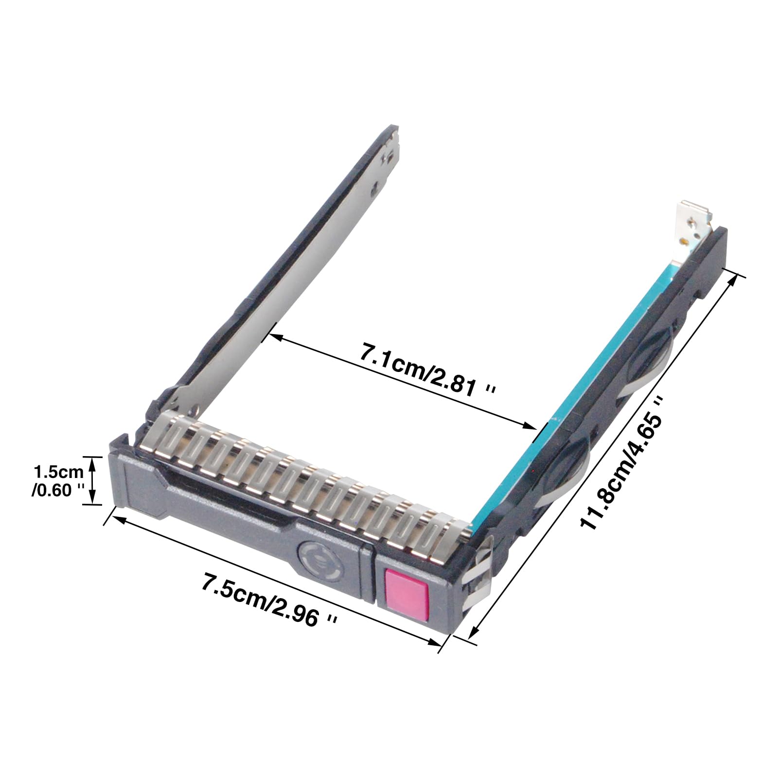 Pack-4 2.5" SAS SATA SFF SAS Drive Tray Caddy 651687-001 651699-001 Compatible for HP Gen8 Gen9 G8 G9 ML350p DL360e DL320e DL380e SL270 sL230