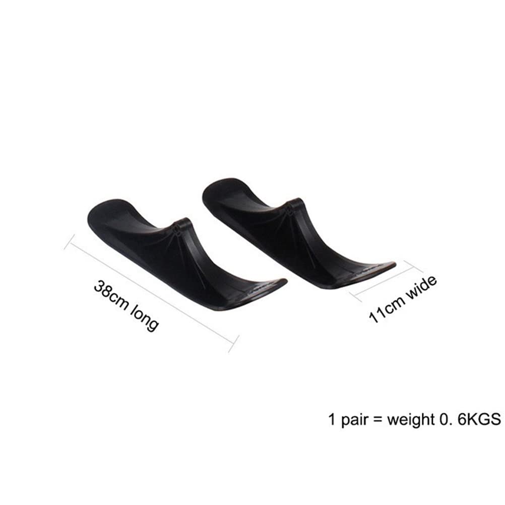 2pcs Snow Scooter Ski Skate Board Sled Conversion Kit Winter Cycling Ski Attachment for Kids Car Scooter Two-Wheel Sled Accessories Riding Tyre Replacement