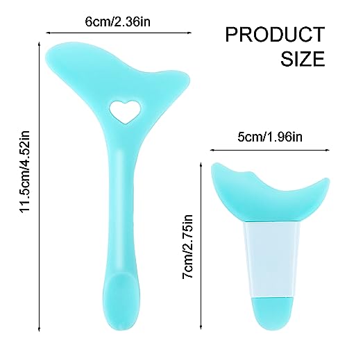 4Pcs Silicone Eyeliner Tool Reusable Winged Eyeliner Stencil Mascara Shield Applicator Guard Pads Eyeshadow Stencil Eye Makeup Aid Tool for Beginners Eyeliner Eyelash Lipstick Applicator Guide Tool