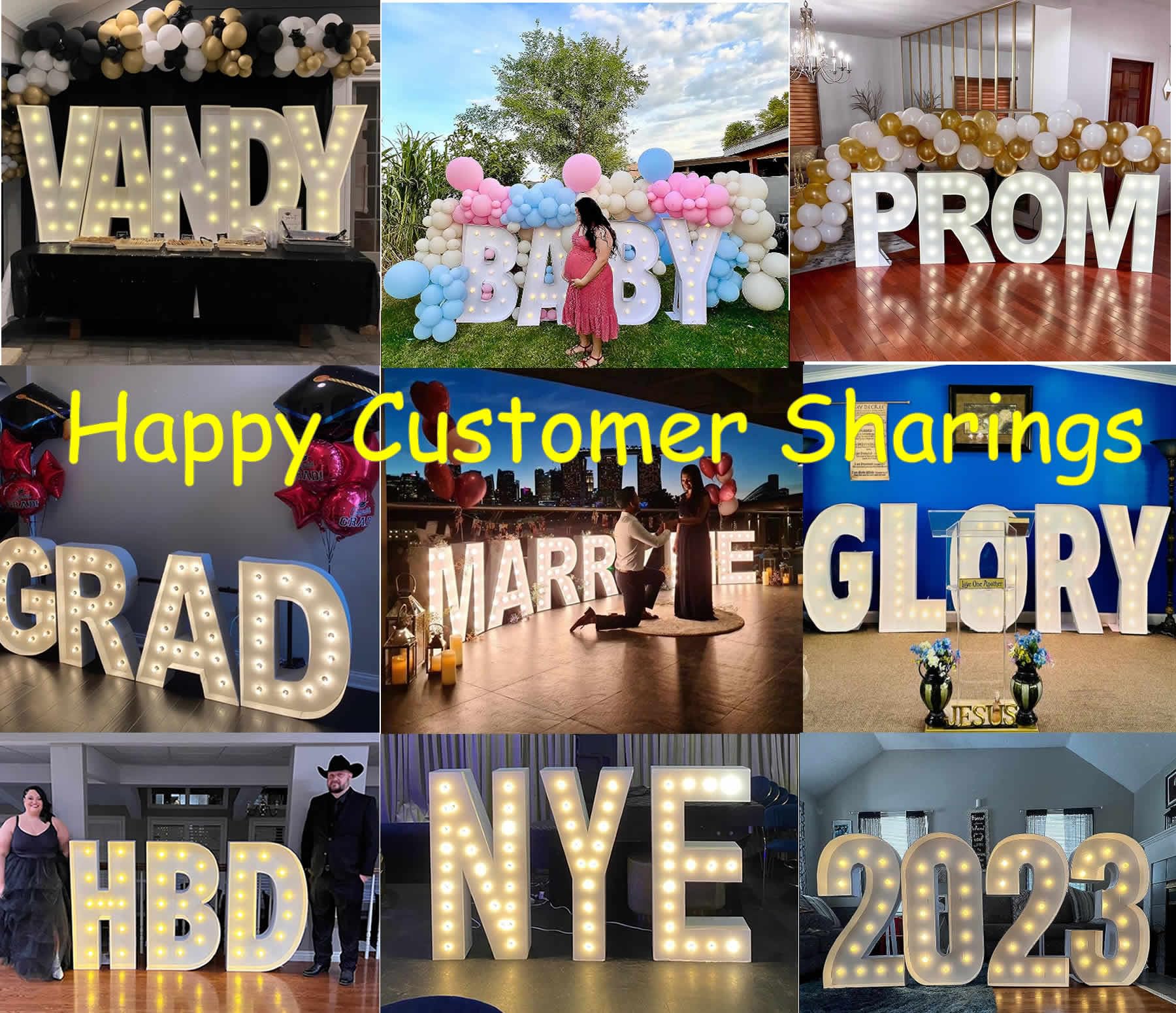 4FT Marquee Light Up Letters A, Big Marquee Letter for Graduation Baby Shower Birthday Engagement Wedding Marry Me Party Decor