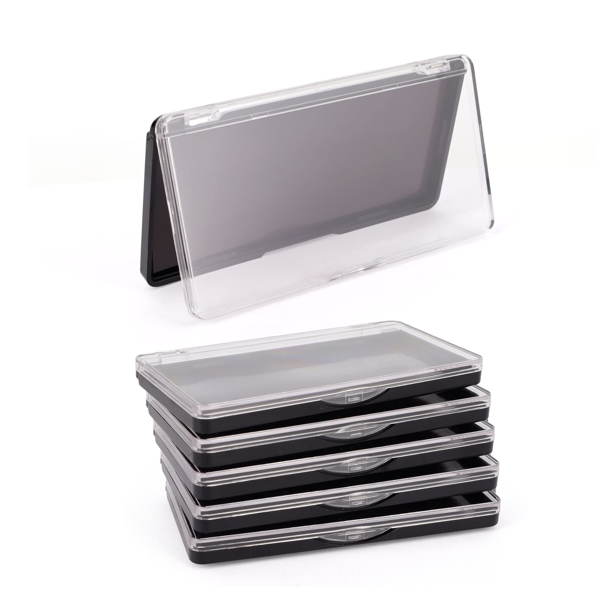 5 Pack Magnetic Palette Empty Makeup Palette, Eyeshadow Pan Cosmetics Dispensing Storage Box for DIY Eyeshadow Lipstick Blush Powder Pigment (Small Palette - 4.68" x 2.48β)
