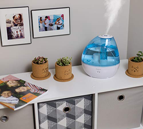 Asukro Ultrasonic Cool Mist Humidifier, Humidifiers for Bedroom And Babies, 360° Adjustable Rotation, Auto Shut Off, 2L