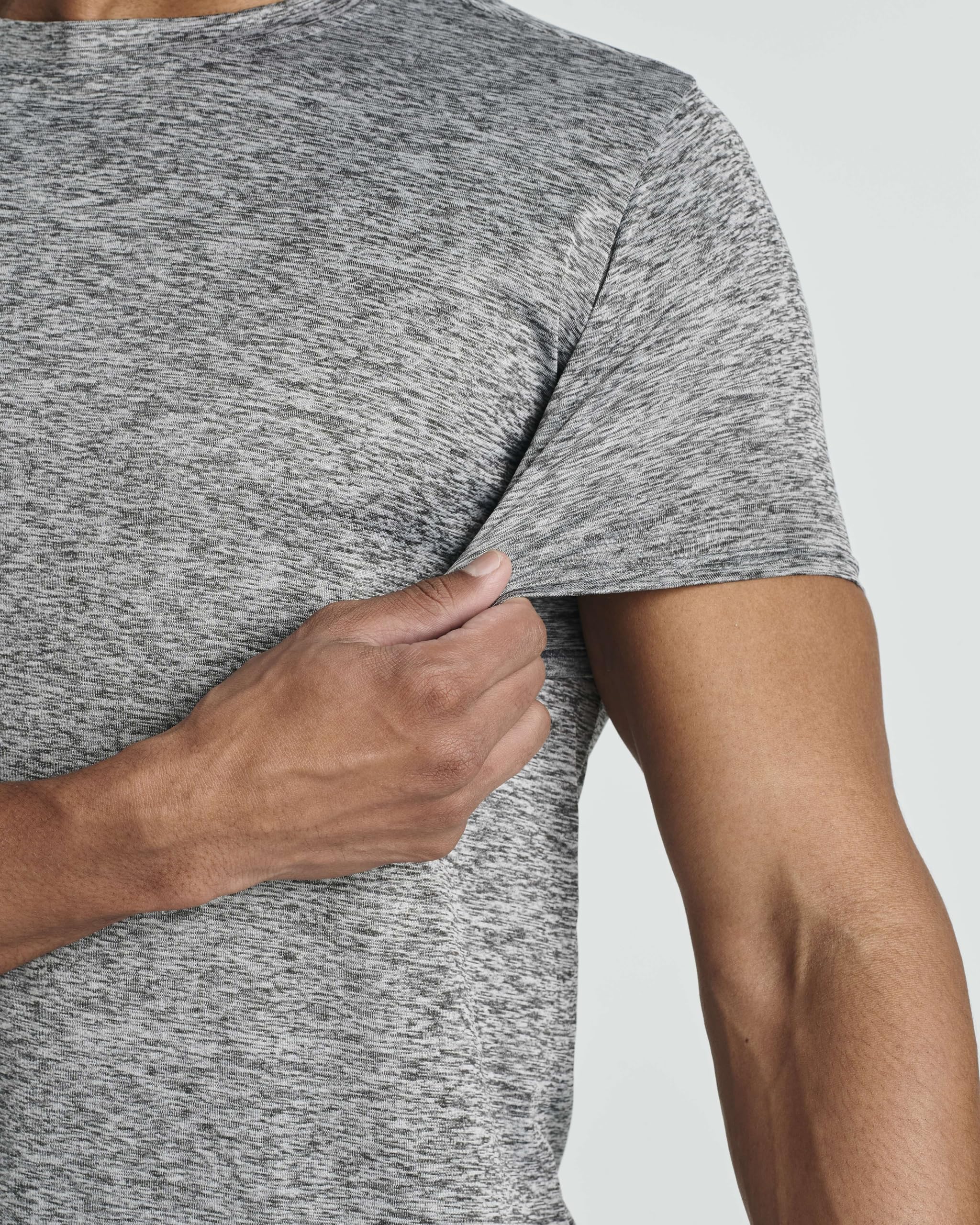 5 Pack Men’s Active Quick Dri Dry Fit Crew Neck T Shirts Athletic Running Gym Workout Short Sleeve Tee Tops Camisas para Hombres Summer