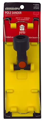 ALLWAY UPS Heavy-Duty Drywall Pole Sander with Stainless Steel Clips