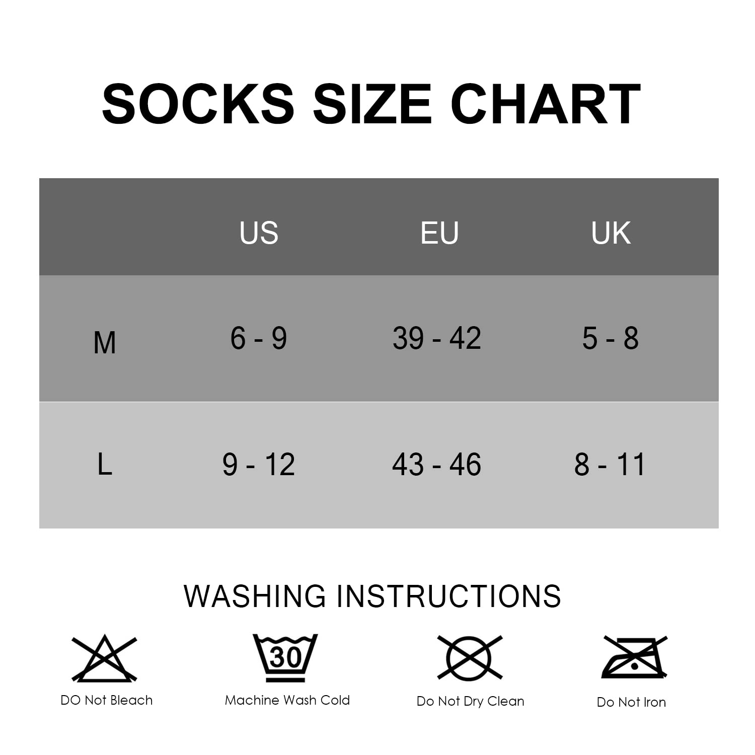 5 Pack Mens Athletic Crew Socks Comfort Fit Quick Dry for Running Working Cycling Training Black 9-12(L)
