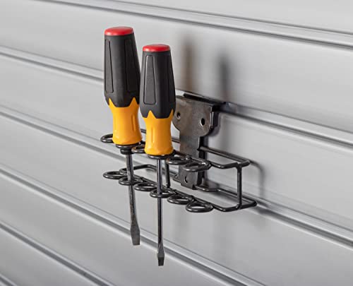 HandiWall Work Center Bundle for Slatwall Panel Tool Organization, Gray