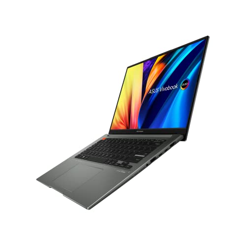 Asus 2022 Latest Vivobook S 14X 14.5 OLED 2.8K 120Hz Laptop, 14 Cores Intel Evo 12th Gen i7-12700H, 100% DCI-P3 Pantone 600nits 16:10, Wi-Fi 6E, Backlit KB, Thunderbolt 4 (16GB RAM