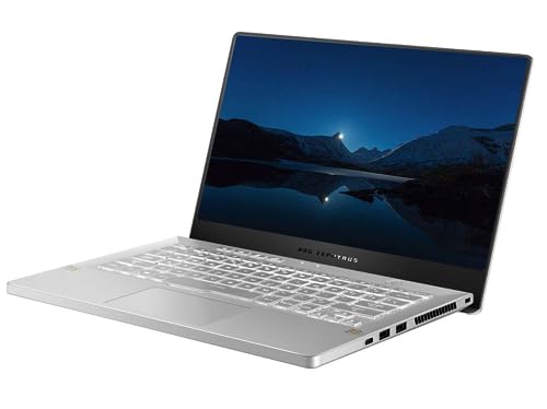 ASUS ROG Zephyrus 14" FHD Laptop, 2023 Newest Upgrade, Gaming Laptop AMD Ryzen 7-5800HS Processor, 40GB RAM, 1TB SSD, Windows 11 Home, Fast Charge, HDMI, Webcam, Bluetooth, White, LIONEYE HDMI Cable