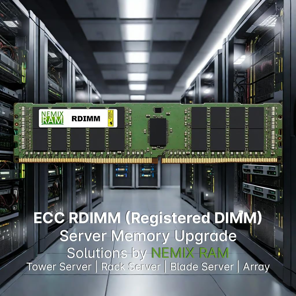 512GB 8x64GB DDR4-3200 PC4-25600 2Rx4 RDIMM ECC Registered Memory by NEMIX RAM