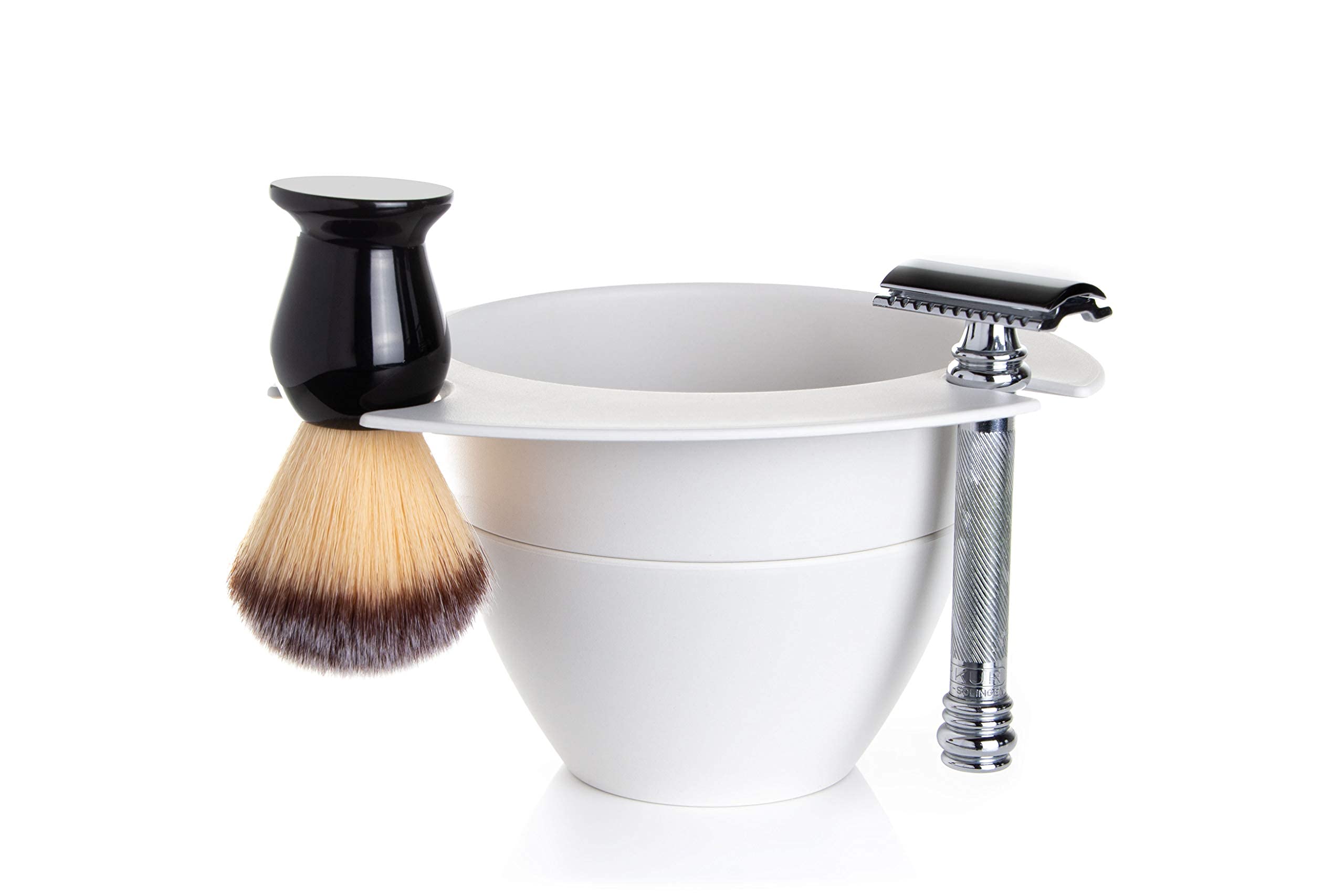 Modular Shaving Bowl by SHAVEBOWL (Made in USA) - White