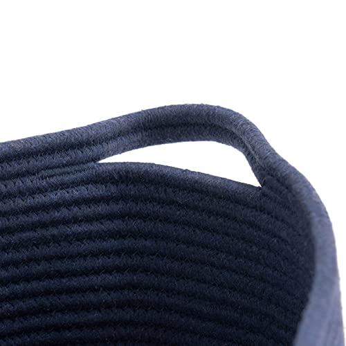 Goodpick Cube Storage Bins - Shelf Baskets for Storage Towel Book Cloth Storage Bins for Office Woven Basket for Shelves Baby Laundry Basket Toys storage Basket Closet Storage Basket 13''x9.8''x 9''
