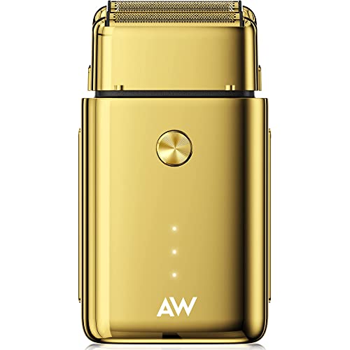 AW Foil Shavers for Men, All-Metal Housing Foil Shaver, Electric Razor for Men, Powerful Electric Shavers for Men, Maquina De Afeitar para Hombre, Shaving Machines for Men, Barber Shaver Foil Razor