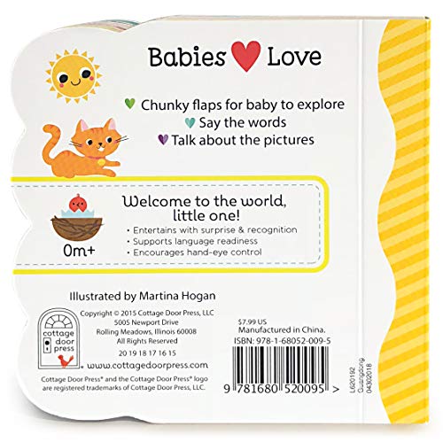 Babies Love First Words Chunky Lift-a-Flap Board Book (Babies Love)