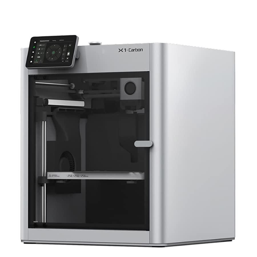 3D Printer X1-Carbon high Speed Multi-Color Support 16 Colors Printer Al Driver with LAN WAN Dual Printing DIY for Home and School Printing (Gray -X1-Carbon)