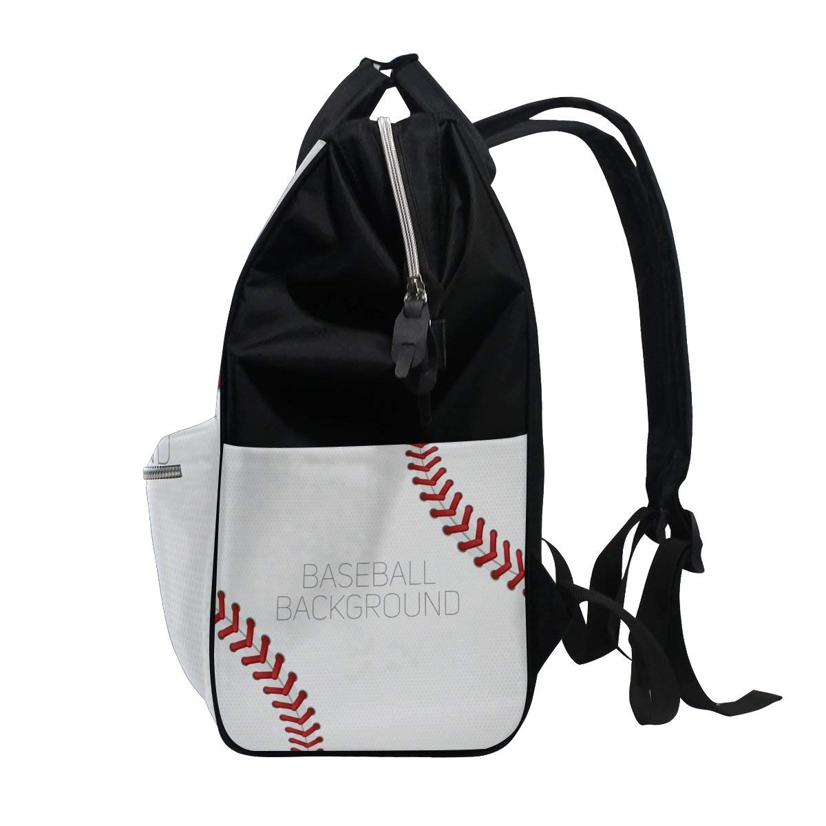 MaMacool Mummy bag Diaper Tote Bags Larger Capacity Baby Nappy Bag Baseball Laces Design Muti-Function Travel Backpack