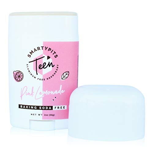 SmartyPits β Teen Natural/Aluminum-Free Deodorant for Sensitive Skin (baking soda free) Paraben Free (Pink Lemonade)