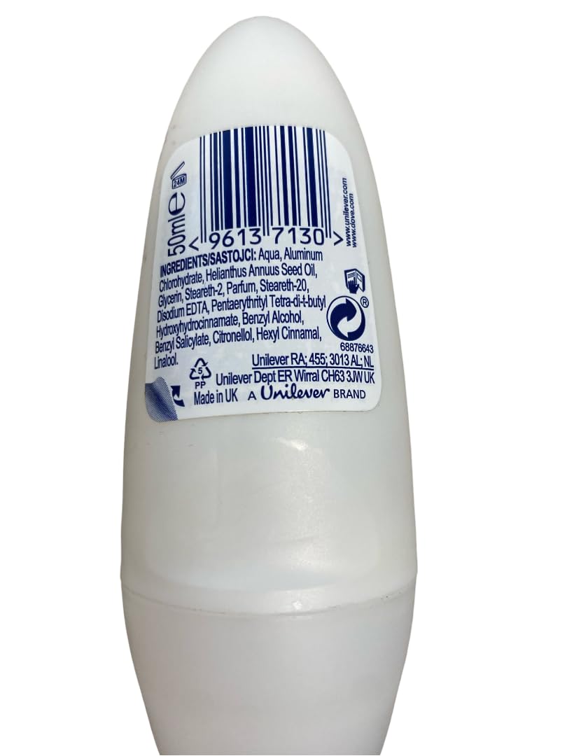 DOVE Desodorante Roll-on para mujer "Go Fresh - Pear & Aloe Vera" - Pack de 3 unidades (3 x 50 ml)