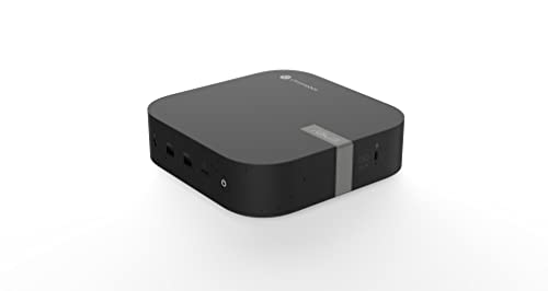 ASUS Chromebox 5 with IntelŽ Celeron 7305 Processor, 4GB Memory, M.2 128G NVMe SSD, Dual HDMI, one DP, Gigabit LAN, WiFi 6E, Thunderbolt ⢠4, Chrome OS, VESA Mount,Black