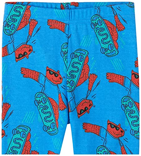 Amazon Essentials Boys' Snug-fit Cotton Pajamas Sleepwear Sets (Previously Spotted Zebra), Pack of 3, Bear Print, 8