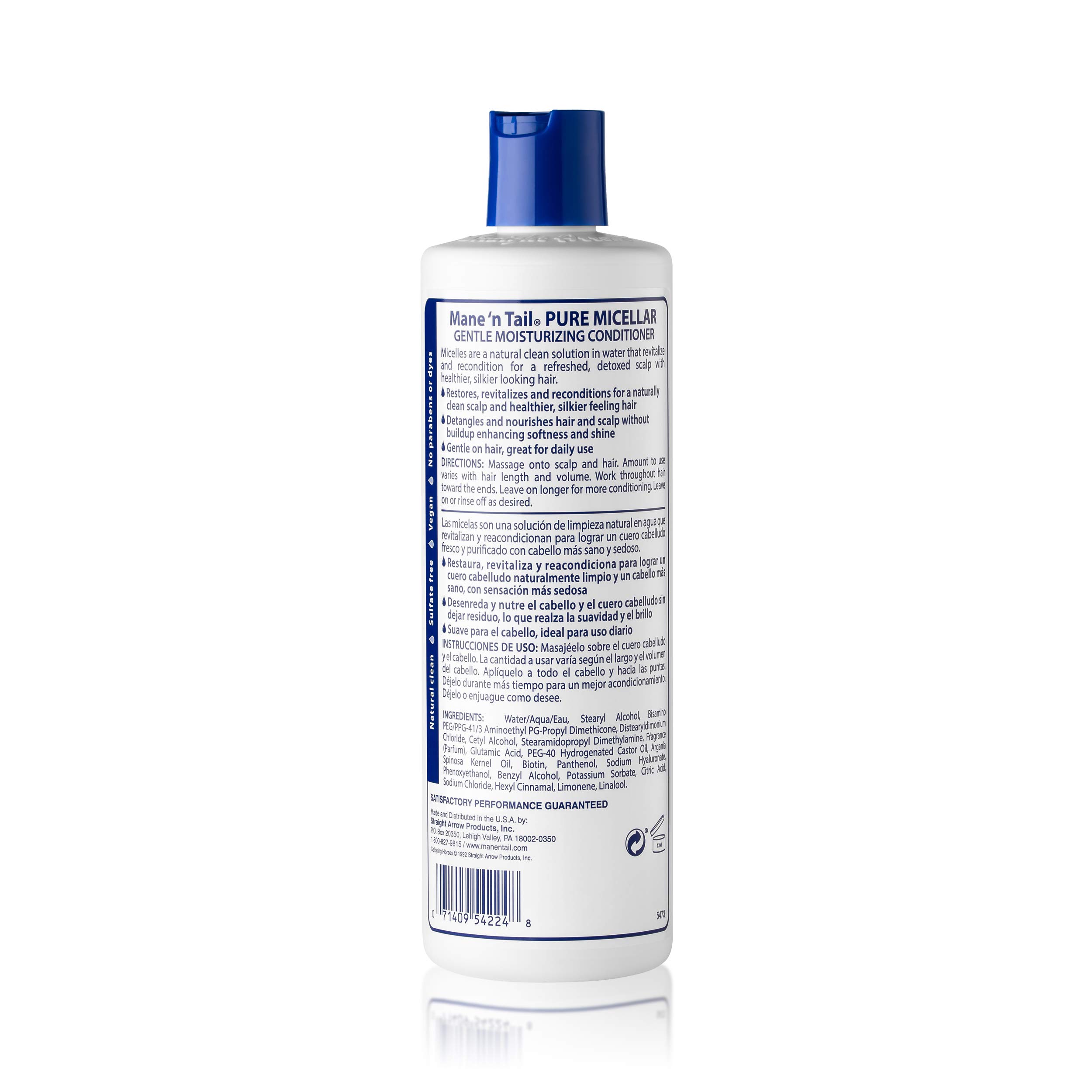 Mane 'n Tail Micellar Conditioner Biotin Infused, Creamy White, 11.2 Ounce