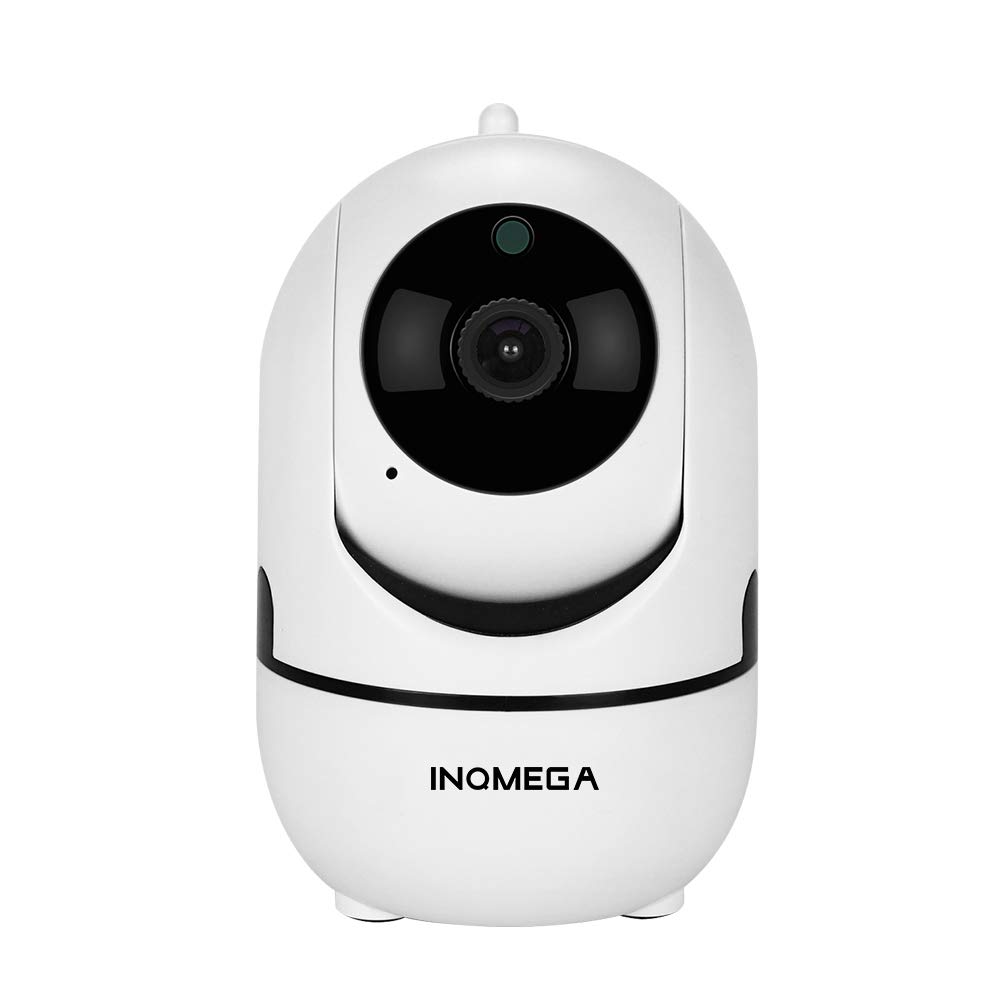 INQMEGA FHD 1080P WiFi Home IP Camera, Indoor Pan/Tilt 2.4Ghz Wireless Security Camera,Nanny cam with Auto Tracking, Cloud Service, Night Vision, Two Way Audio for Baby/Elder/Pet (White) (IL-HIP291G-2M-AI)