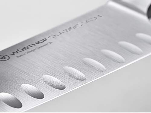 WÜSTHOF Classic IKON 7" Hollow Edge Santoku Knife