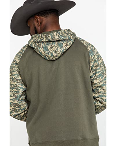 Ariat Male Patriot Hoodie Sage Camo X-Large
