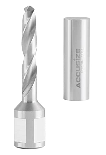 Accusize Industrial Tools 3/8" Inch Dia of Drill H.S.S. Fully Ground Drill with 3/4 Inch Weldon Shank, 2 Inch Cutting Depth, 0519-2038